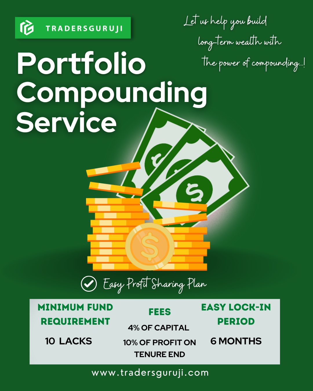 Portfolio Compounding Service - Tradersguruji